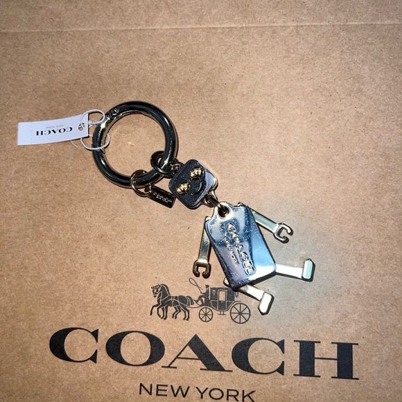 Coach | Accessories | Nwt Coach Robot Bag Charm Keychain Movable Limbs ...
